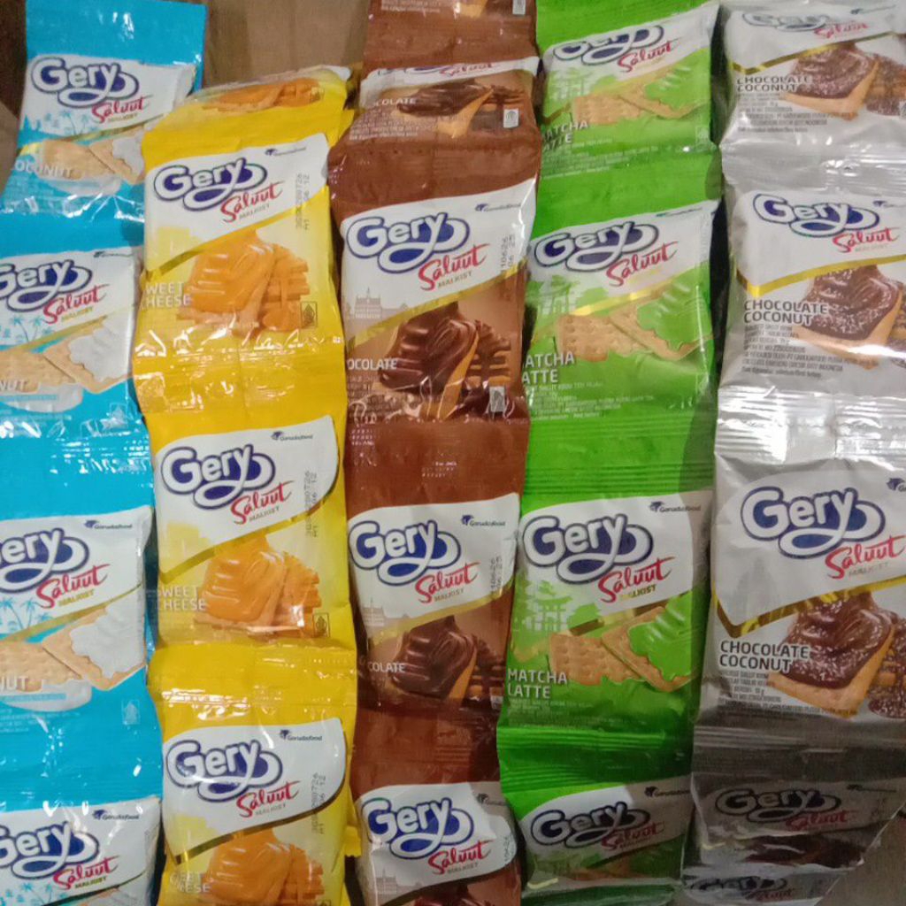 Jual Gery Malkist Salut Matcha Keju Manis Cokelat Coconut All Variant ...