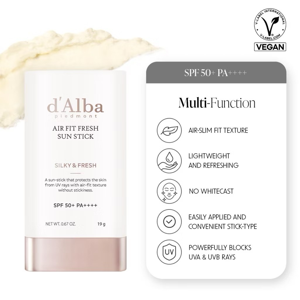 Jual d’Alba Air Fit Fresh Sun Stick 19gr SPF50+ PA++++ | Sunscreen ...