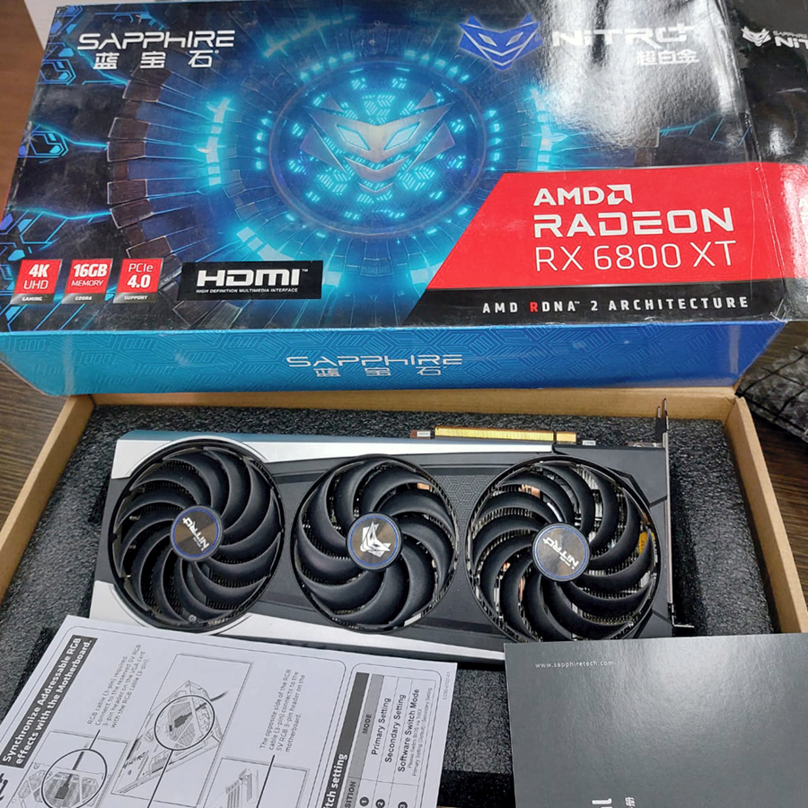 Jual VGA AMD Radeon 6800 XT 16GB GDDR6 Sapphire Nitro+ (No Segel, Deep ...