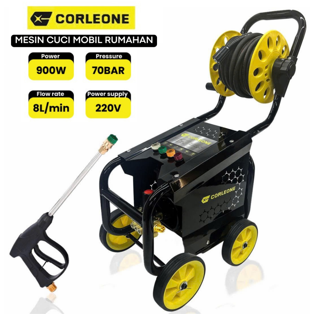 Jual Mesin Jet Washer Rumahan G200 70Bar 8L/Min 900W Jet Cleaner ...