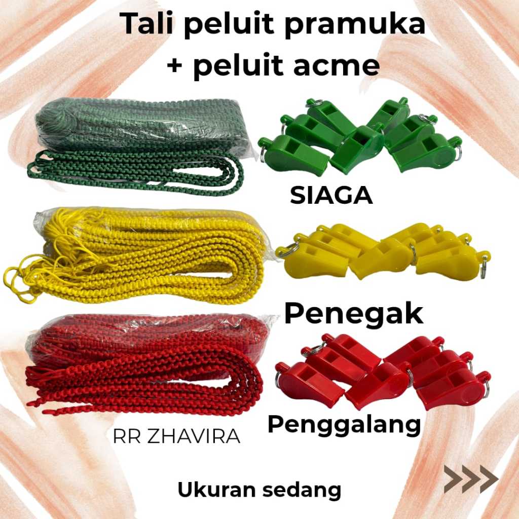 Jual tali peluit pramuka tali + peluit | Shopee Indonesia