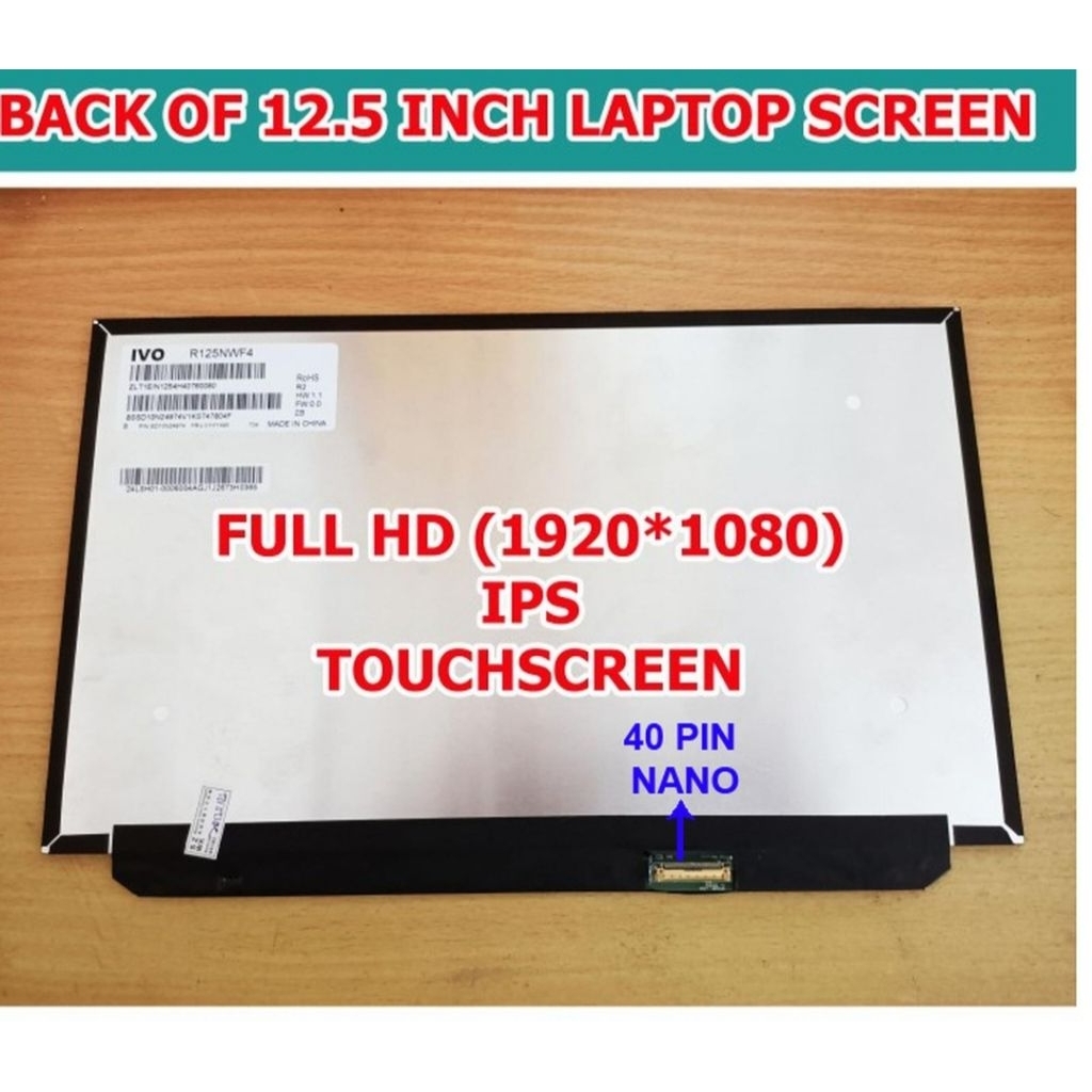 Jual LAYAR LED LCD LENOVO THINKPAD X270 X280 TOUCHSCREEN FULL HD IPS ...