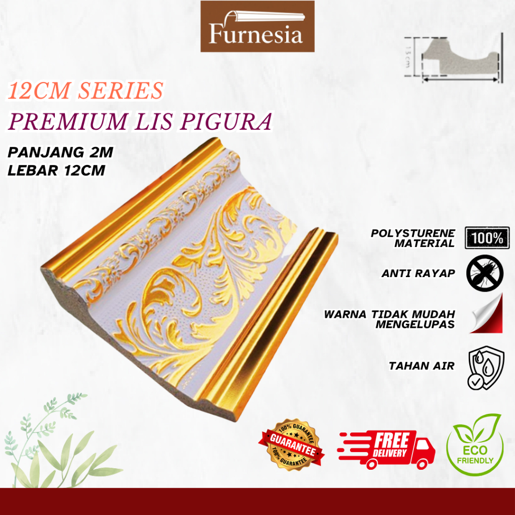 Jual FURNESIA Material Bingkai Lis Pigura / Lis Plafon / Lis Profil ...