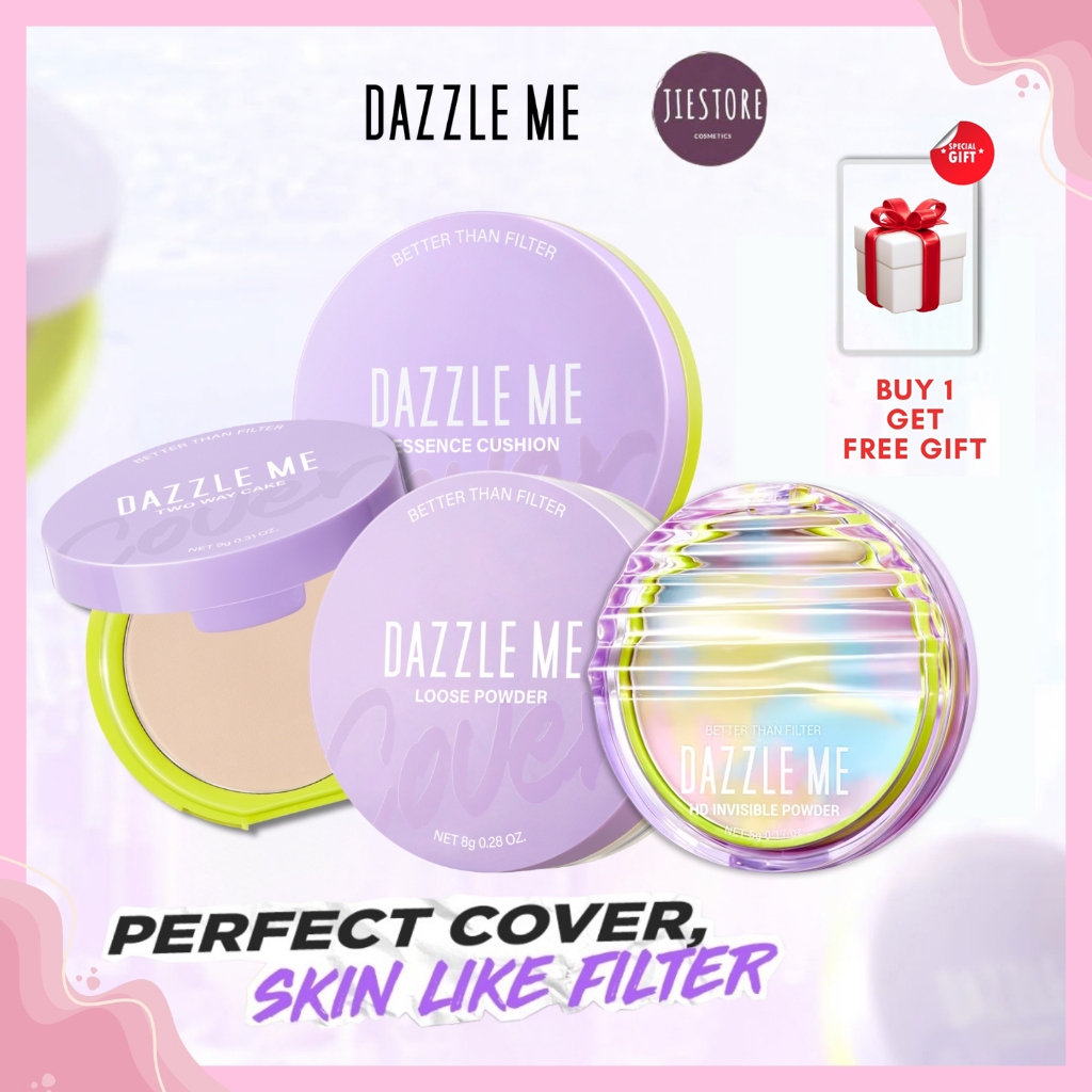 Jual DAZZLE ME Better Than Filter HD Invisible Powder Loose Powder Oil Control | Double Kill Two ...