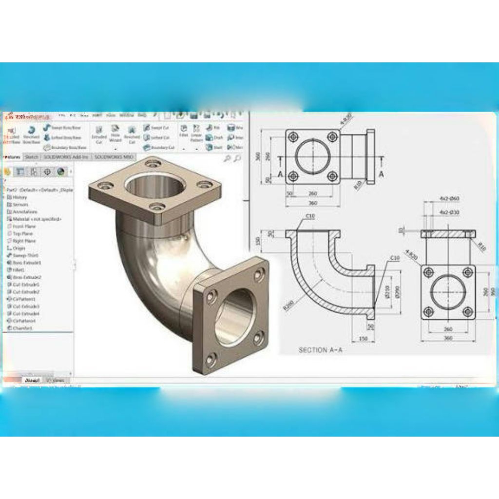 Jual Menerima jasa Desain 2D & 3D dengan SolidWorks | Shopee Indonesia
