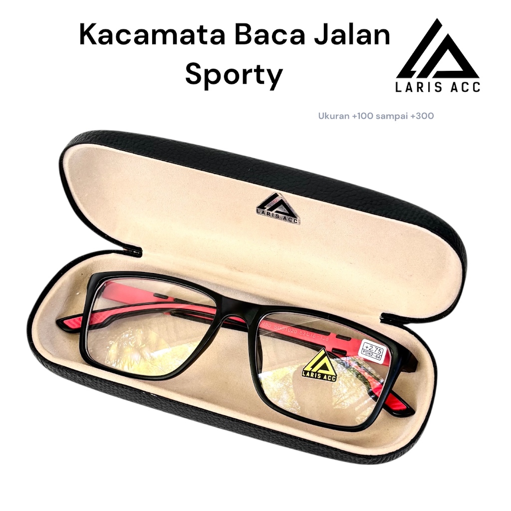 Jual Laris Acc Kacamata Baca Dan Jalan Double Lensa Plus Lentur Anti ...