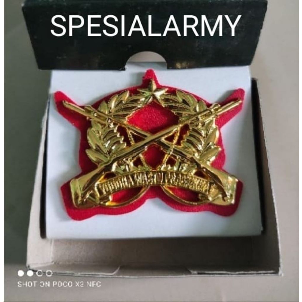Jual EMBLEM INFANTERI ASLI JATAH | Shopee Indonesia