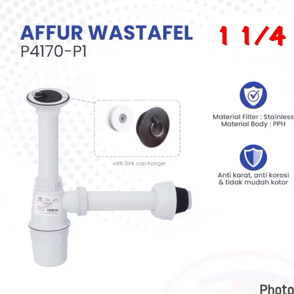 Jual sifhon botol westafel 1 1/4 inc sipon botol sifon botol Westafel ...
