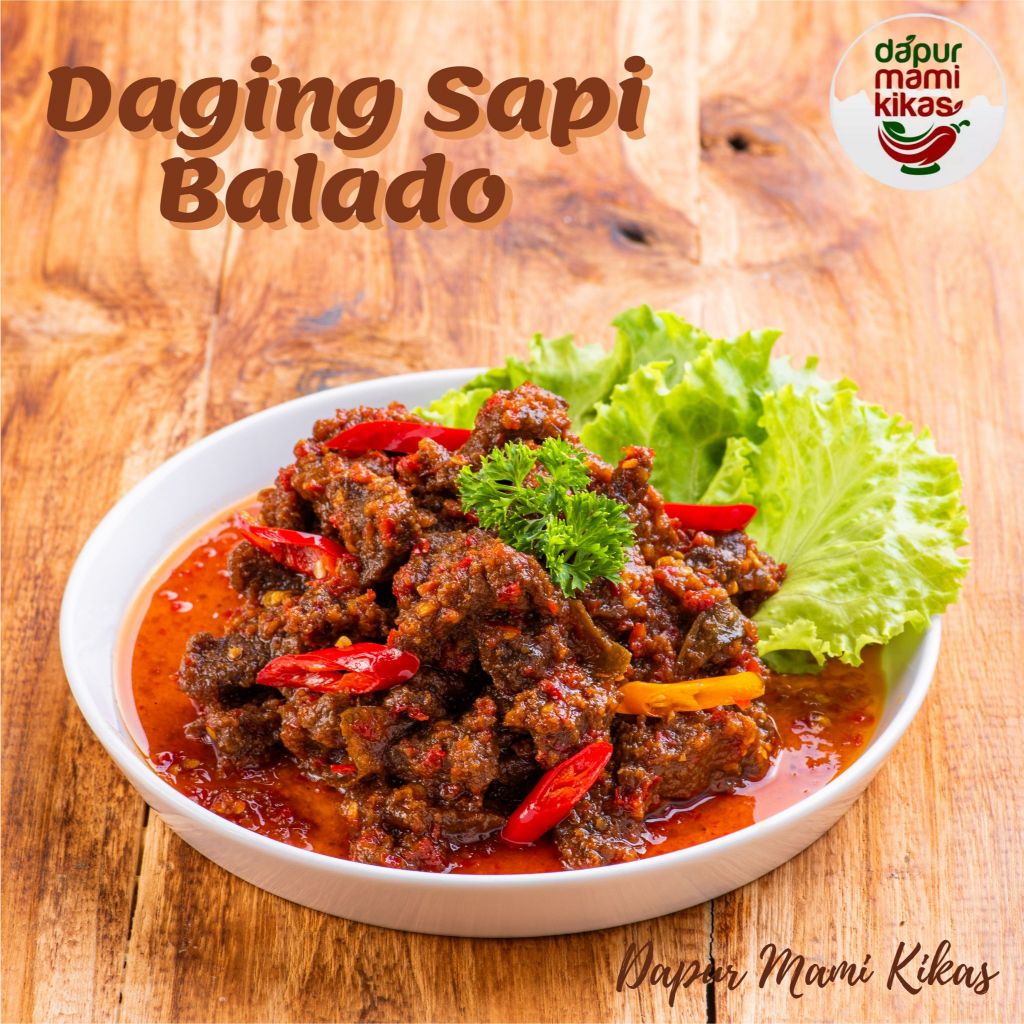 Jual Daging Balado Aceh Spicy 200g - Pedas, Gurih - Lauk Instant Tahan ...