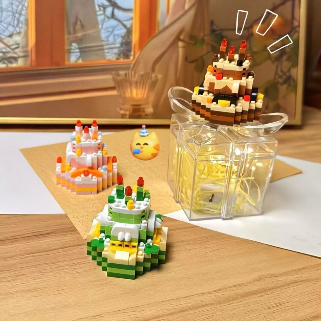 Jual LS Nano Block Lego kue ultah warna cake birthday Edukasi anak dan ...