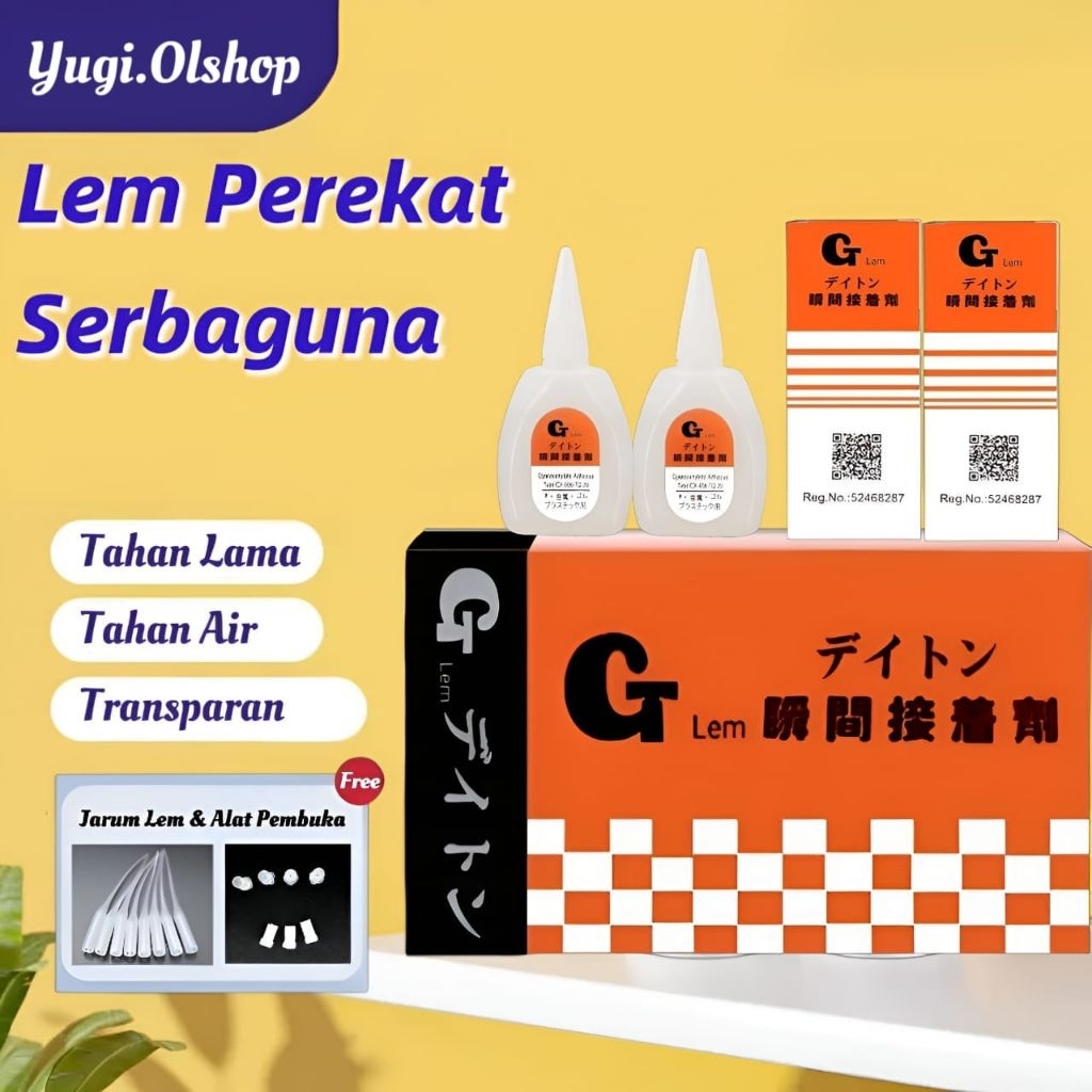 Jual Lem Korea Cair | Lem Kayu Besi Sendal | Super Glue Instan •Yugi ...
