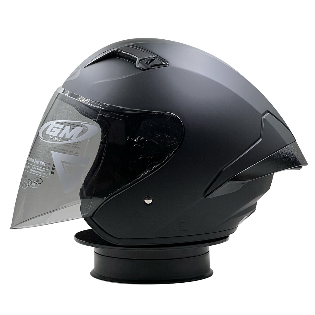 Jual Helm Half Face GM G2 Solid Black Doff | Shopee Indonesia