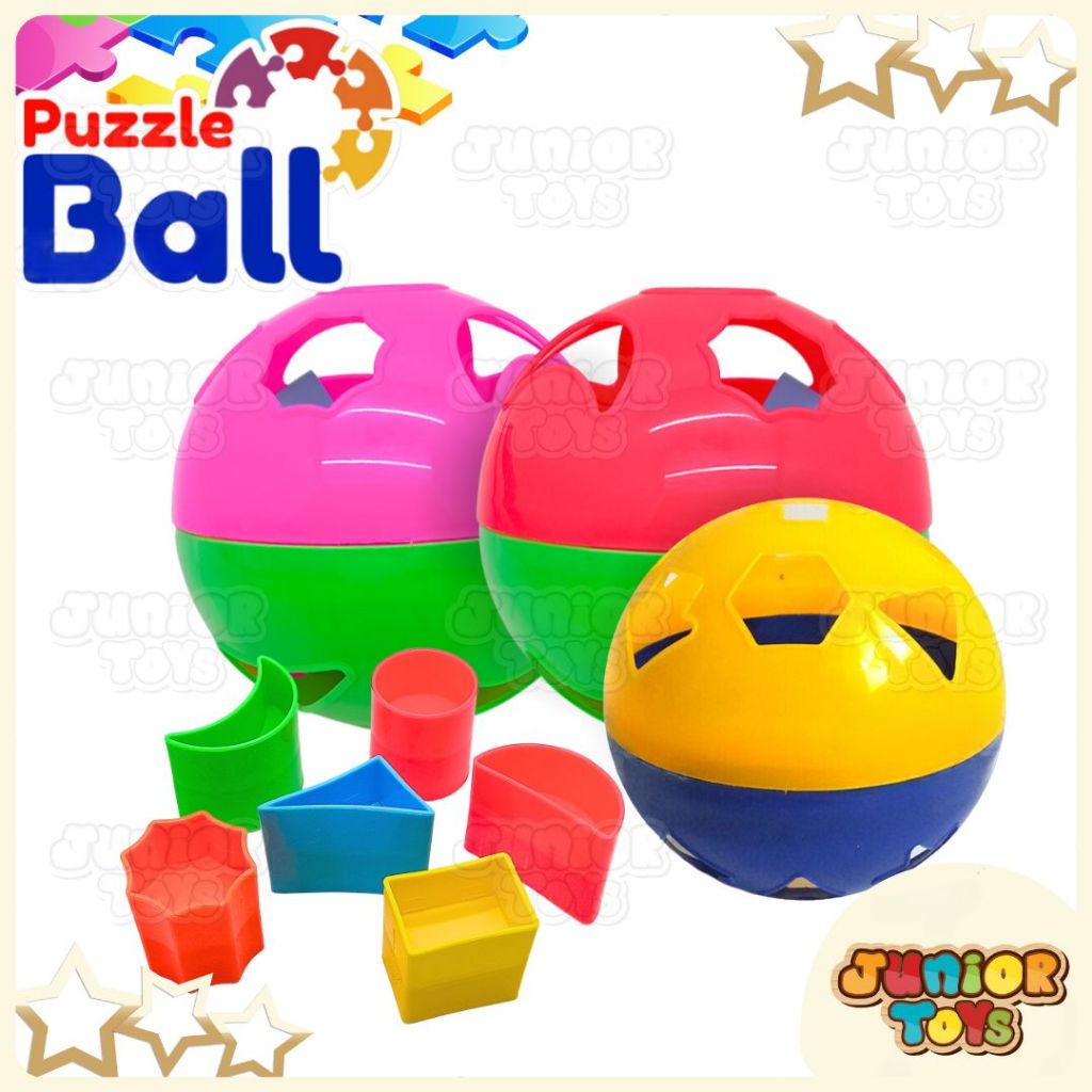 Jual Mainan Anak Edukatif Sorting Puzzle Bola Pintar Geometri Ball ...