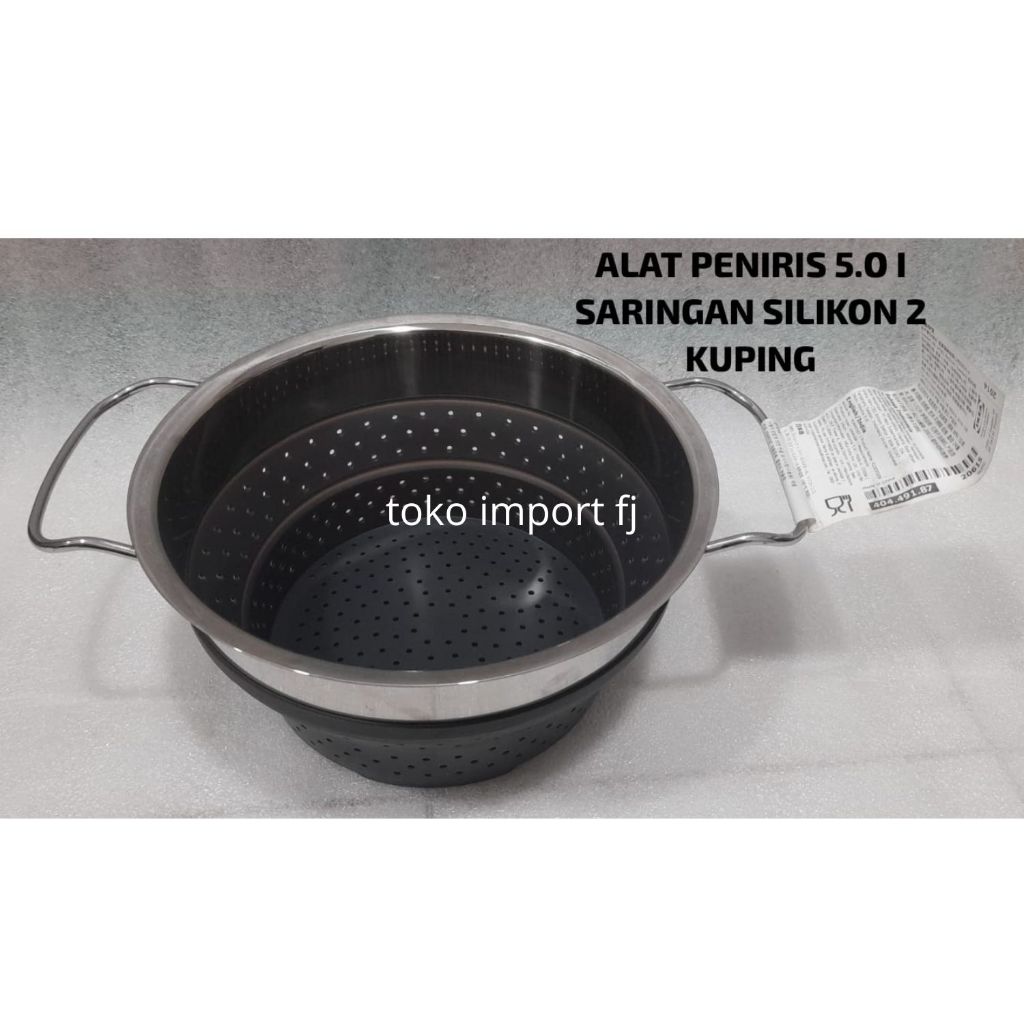 Jual Alat peniris, 5.0l - Saringan Peniris Sayur - Saringan Pengukus ...