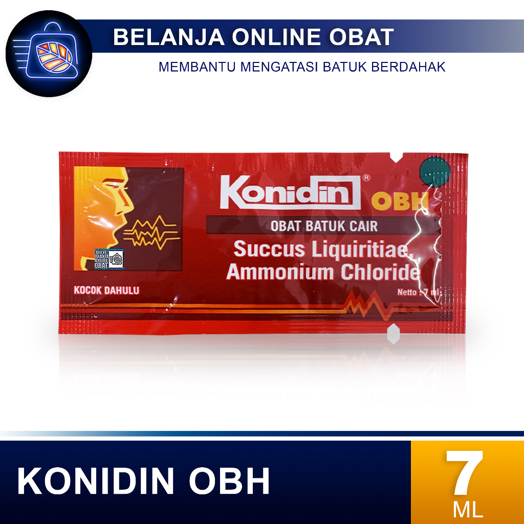 Jual KONIDIN OBH // Obat Batuk Berdahak Cair | Shopee Indonesia