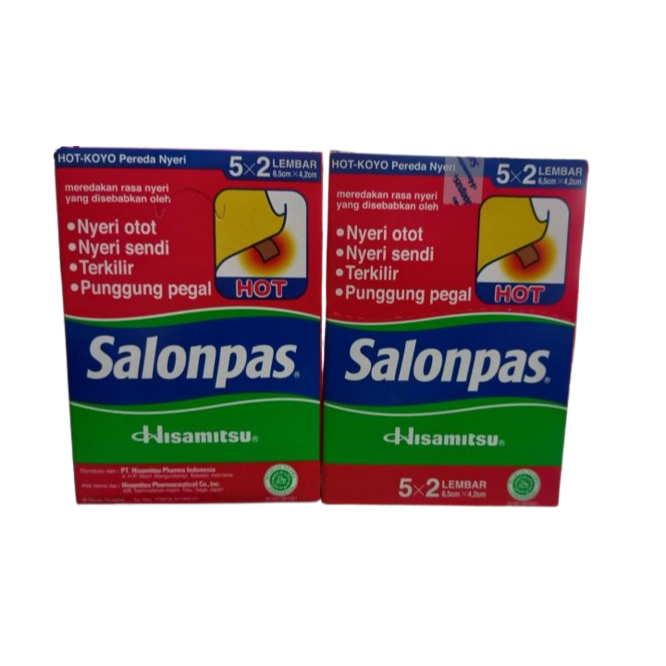 Jual SALONPAS KOYO MERAH HOT (1 BUNGKUS = 10 LEMBAR) | Shopee Indonesia