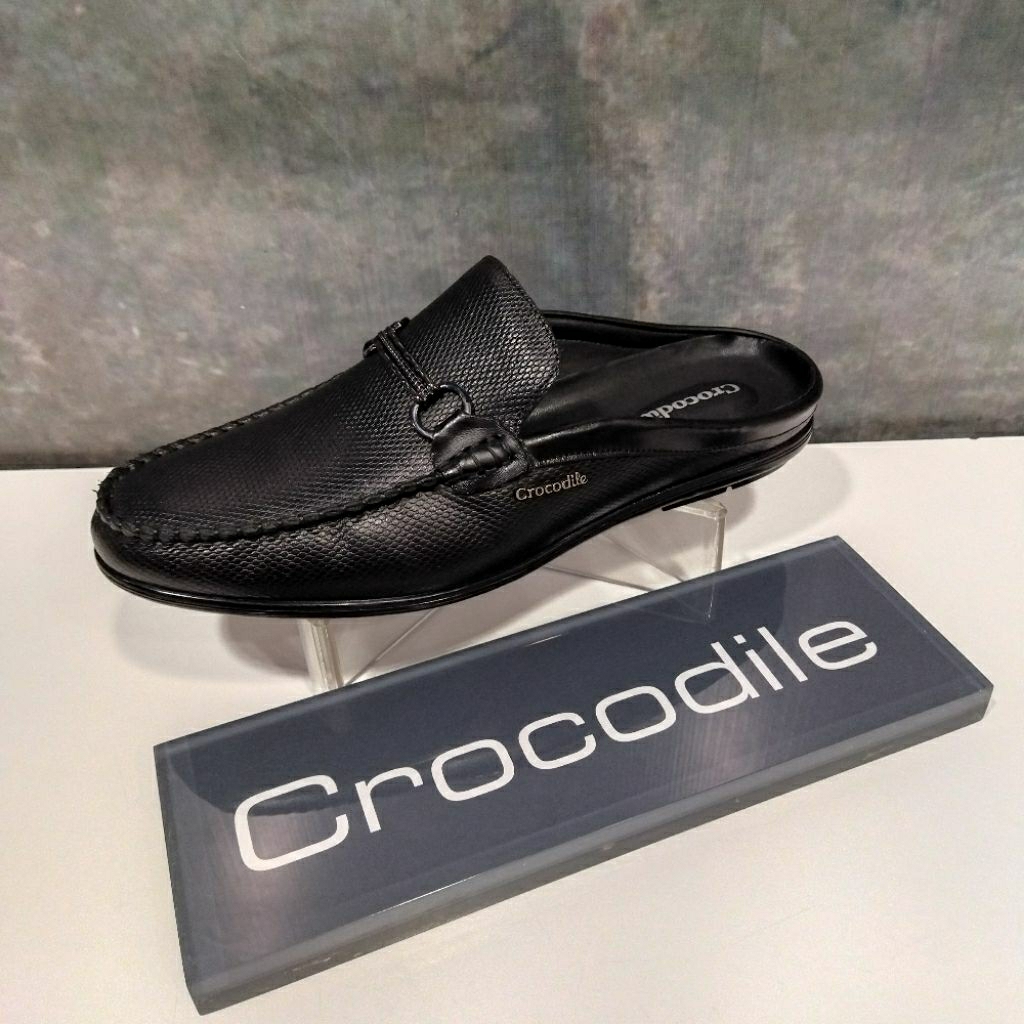 Jual CROCODILE sepatu selop formal kulit | Shopee Indonesia