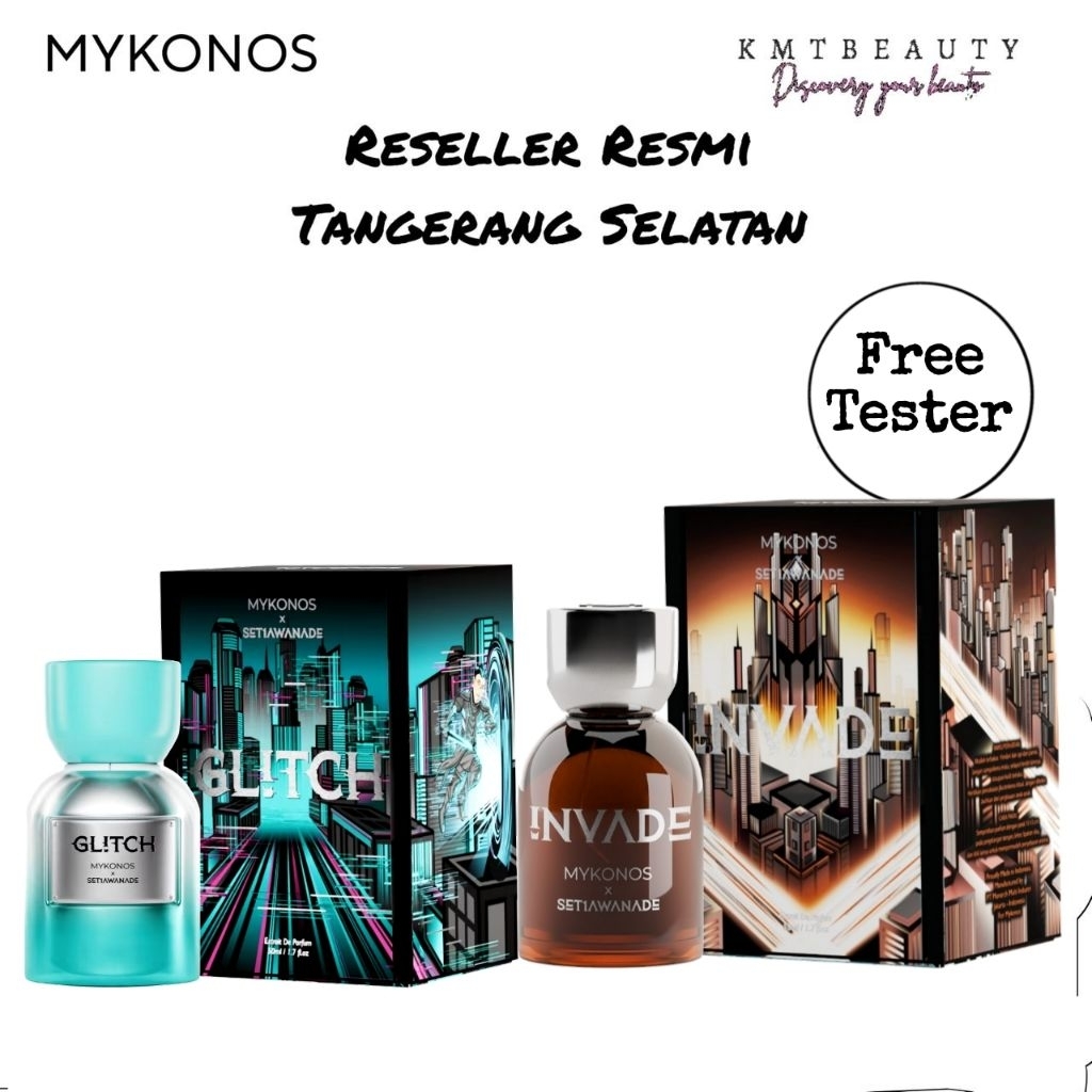 Jual Mykonos × Ade Setiawan Glitch & Invade 50ml | 100ML | Shopee Indonesia