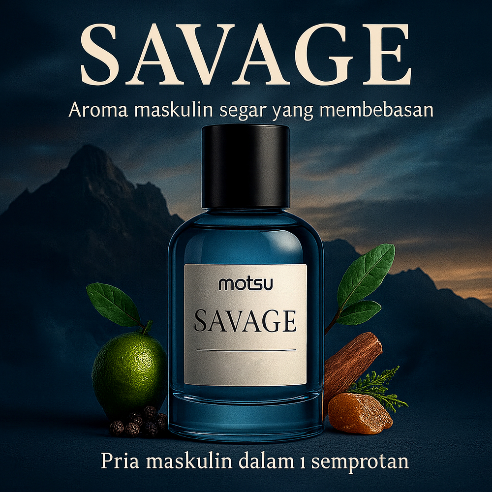 Jual Motsu - Savage Eau De Parfum Pria – Parfum Maskulin Segar 30ml ...