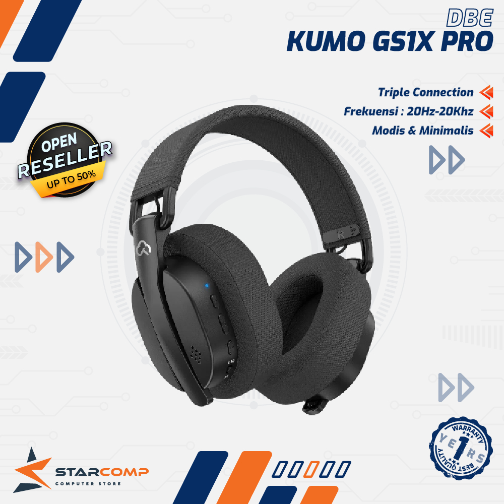 Jual dbE Kumo GS1X Pro Headset Gaming Triple Connection 2.4GHz ...