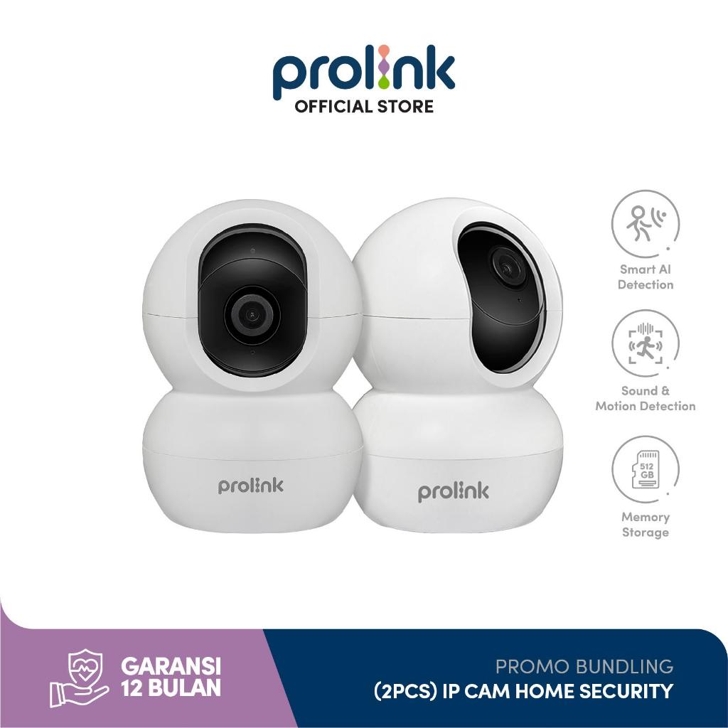 Jual Bundle 2pcs Prolink 3MP 2K Clear HD Smart IP Cam CCTV Wifi Indoor ...
