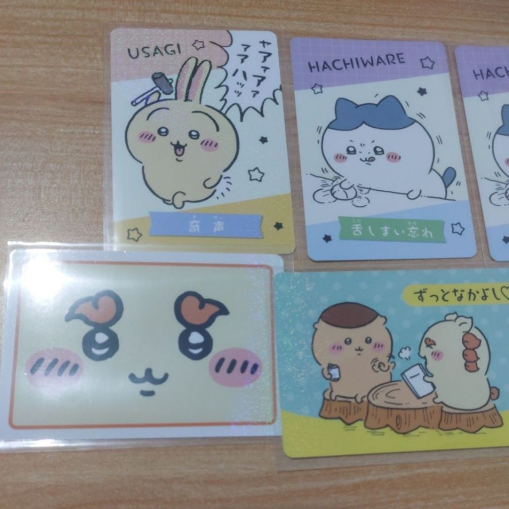 Jual Card Glitter official Chiikawa Hachiware Usagi Shisa Kurimanju ...