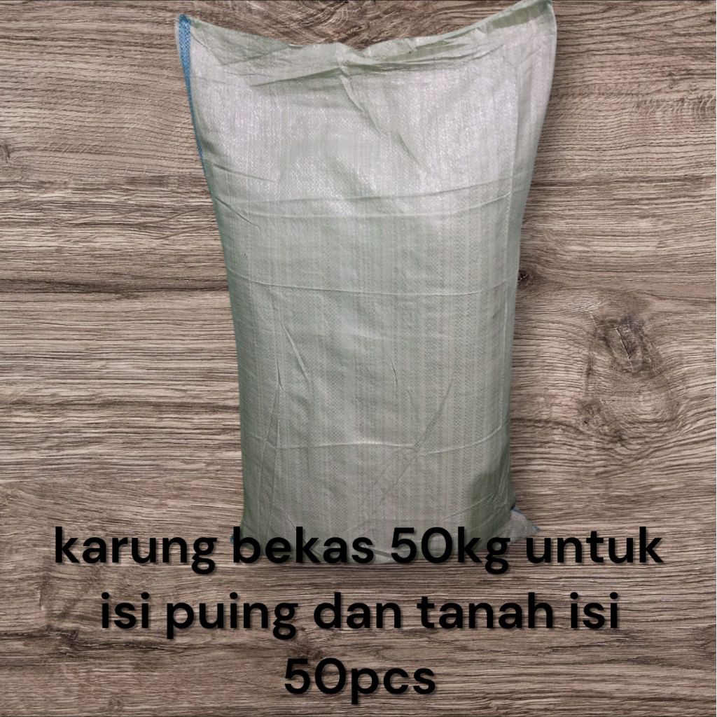 Jual KARUNG 50KG ISI 50PCS COCOK UNTUK ISI SAMPAH DAN PUING | Shopee ...