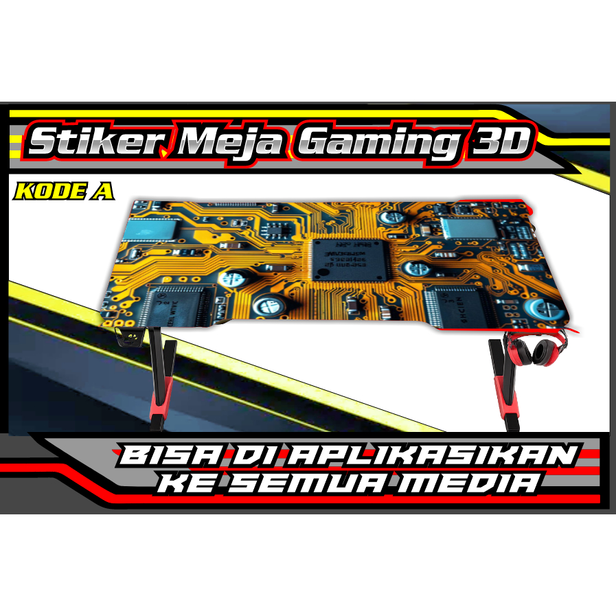 Jual Stiker Meja Komputer | Meja Gaming | Meja Belajar | Stiker meja 3D ...