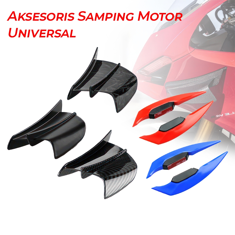 Jual Aksesoris Samping Motor Universal Aksesoris Winglet Motor ...