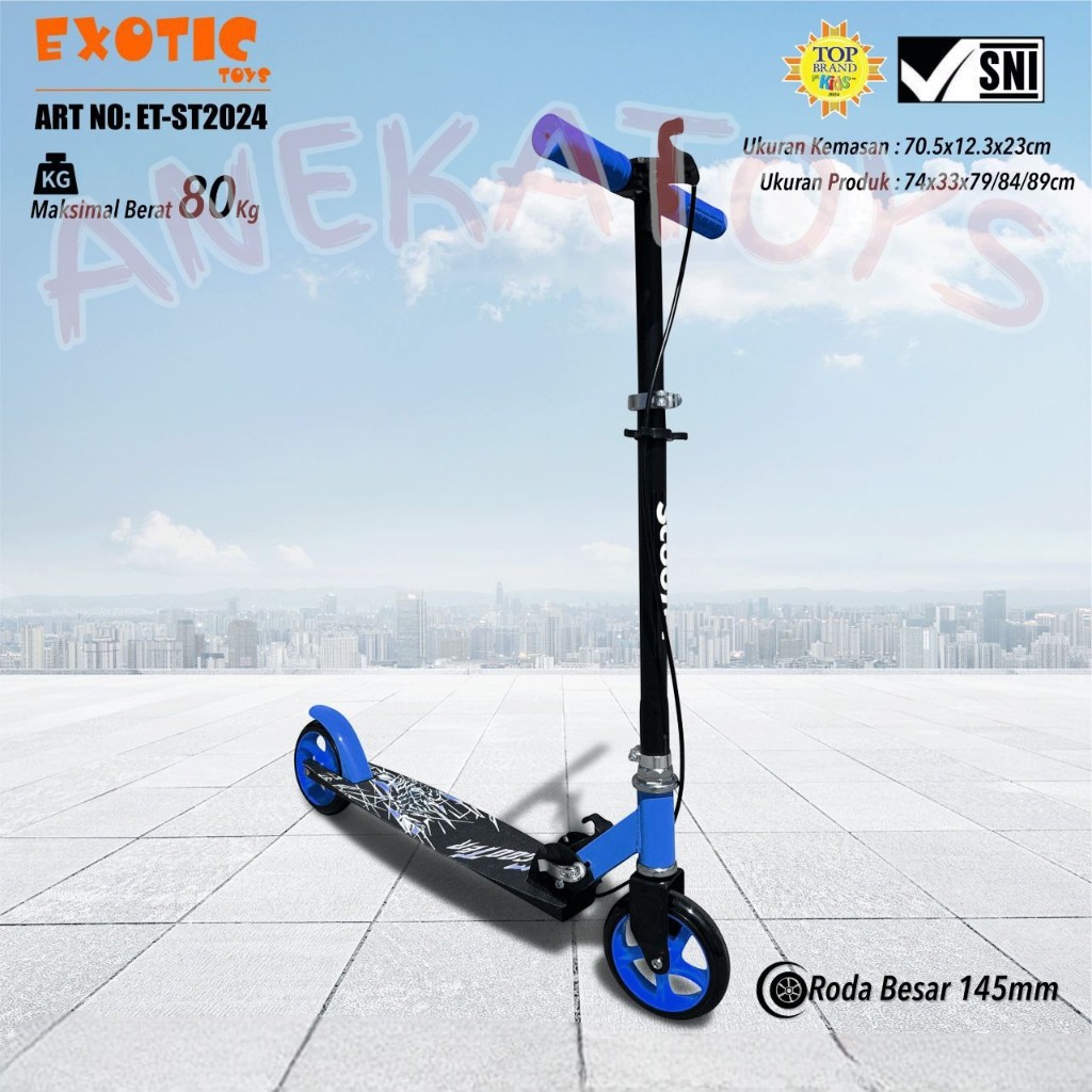 Jual Scooter Exotic ST2024 Skuter Lipat Roda Dua ST2024 Otoped Anak ...
