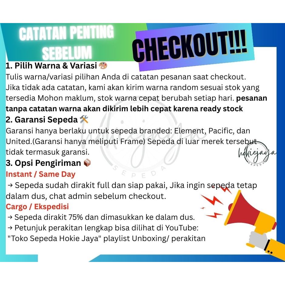 Jual SEPEDA BMX 20" ATLANTIS 650 I Rem DISC BRAKE DAN V BRAKE Ban Luar ...