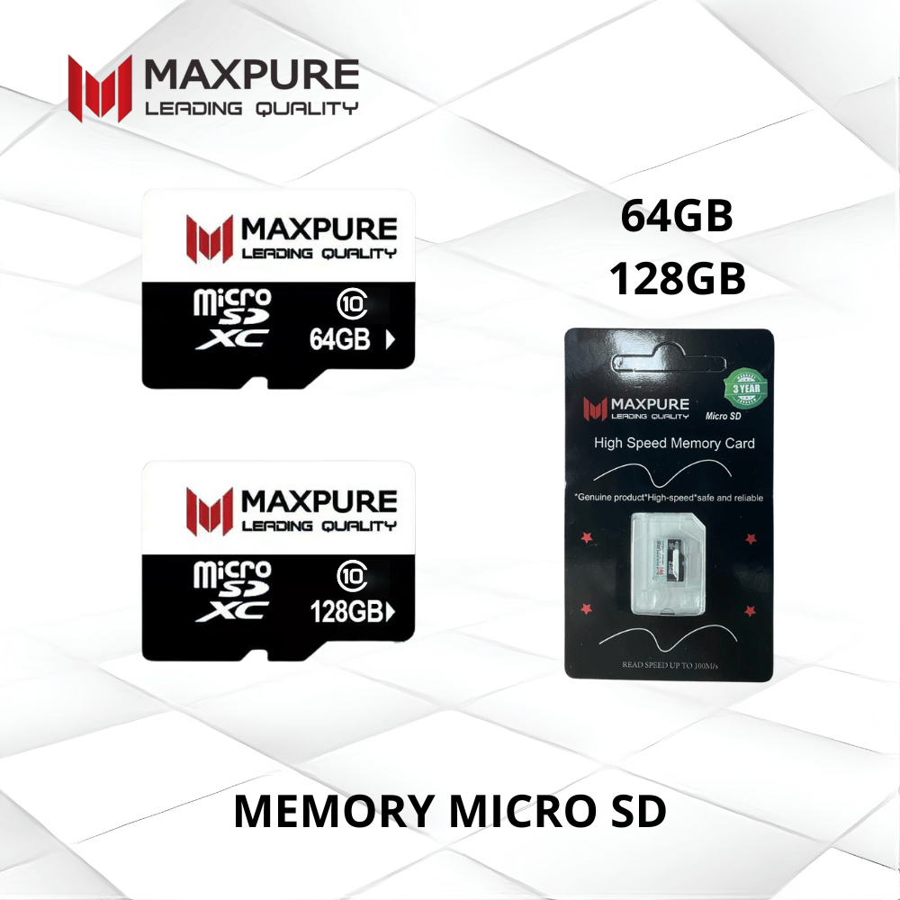Jual MMC MICRO SD MAXPURE 64GB 128GB ORIGINAL BISA UNTUK IPCAM | Shopee ...