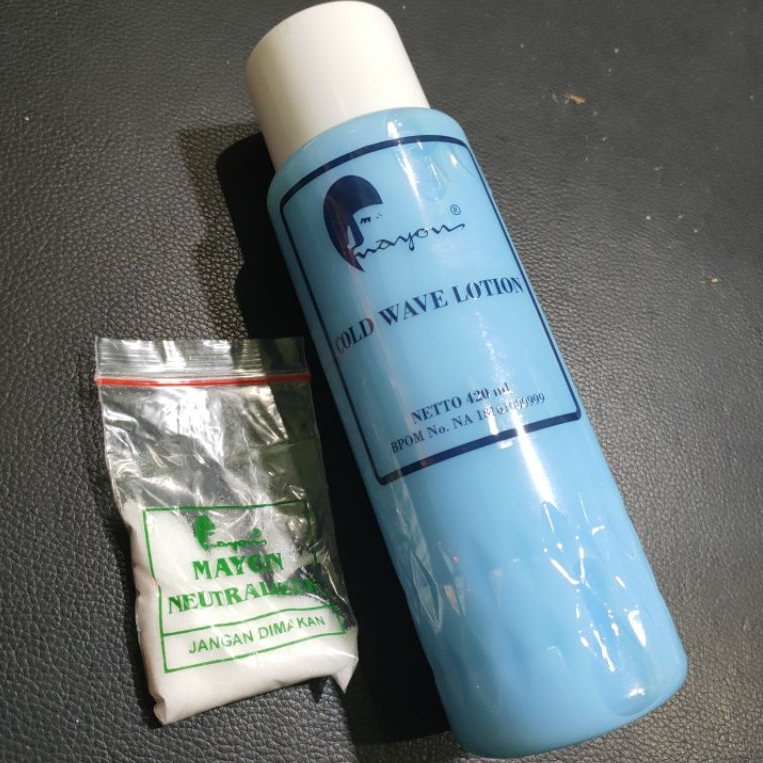 Jual MAYON COLD WAVE LOTION 420ml / KERTAS KERITING | Shopee Indonesia