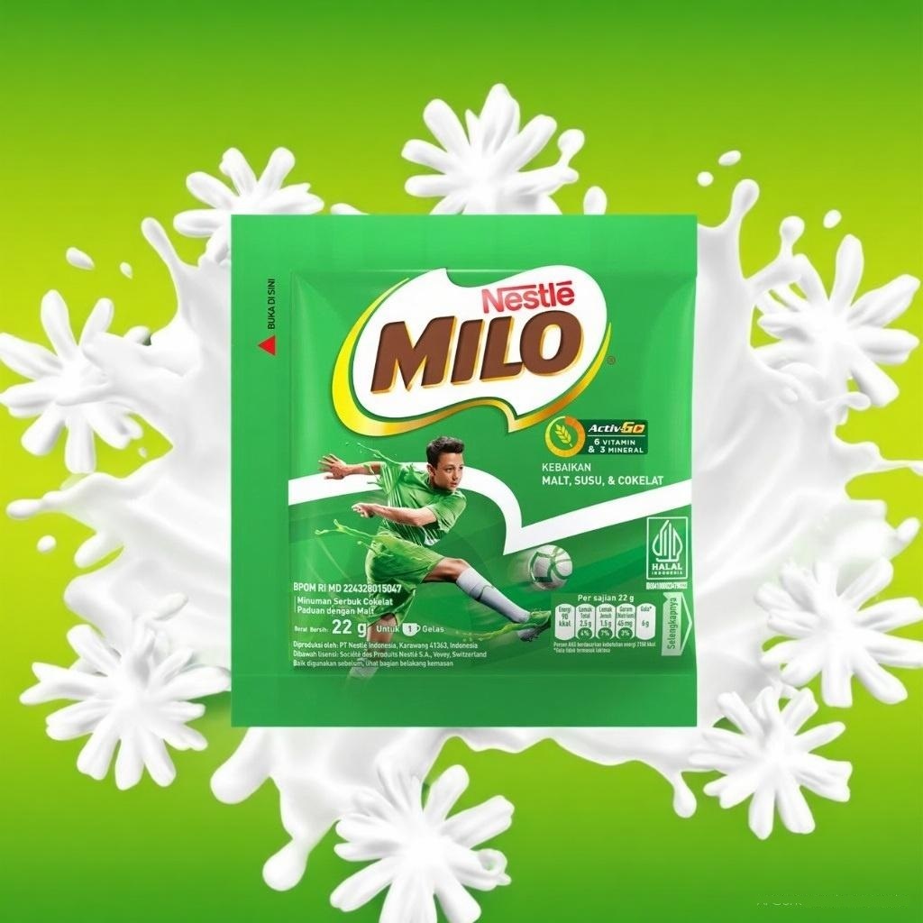 Jual MILO Activ-Go Sachet 22 g NESTLE Milo Sachet 22 g Susu Minuman ...