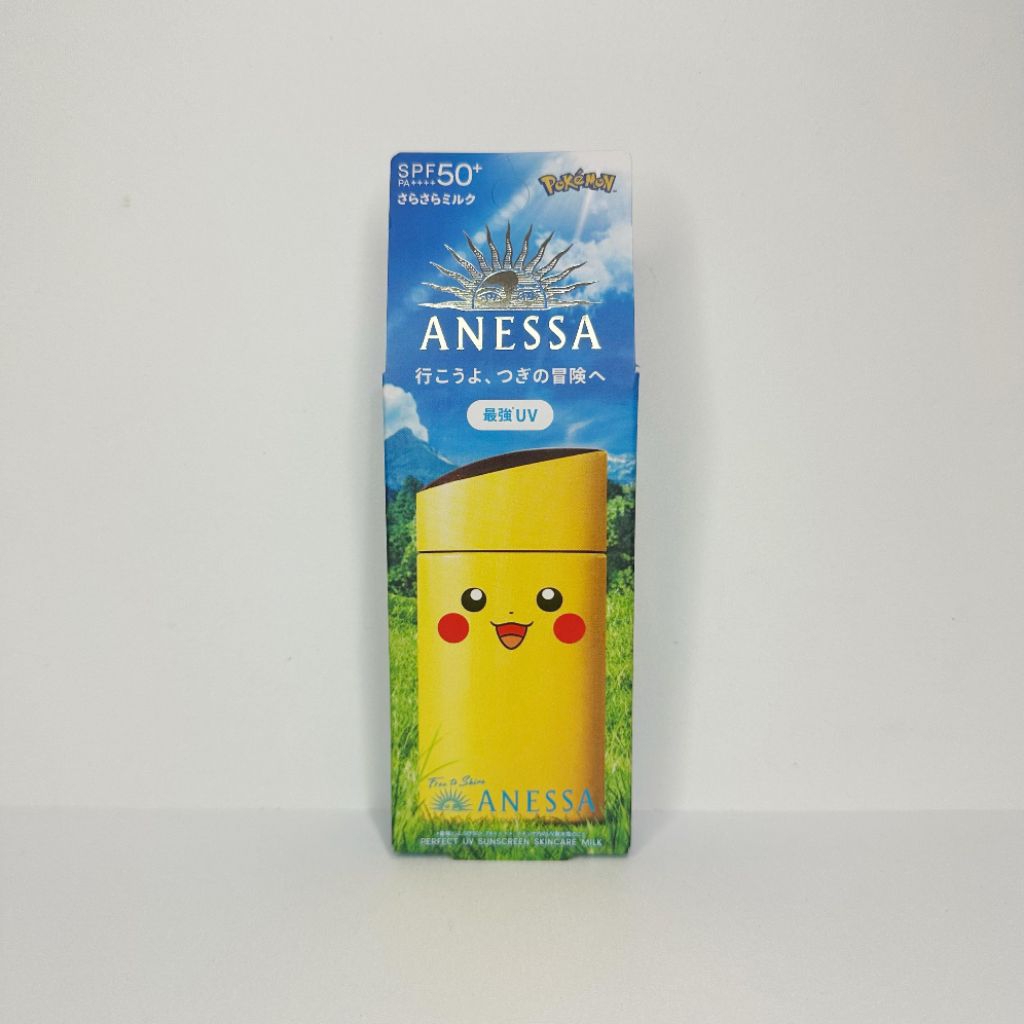 Jual Anessa Perfect UV Sunscreen Skincare Milk Pokemon Pikachu 60ml ...