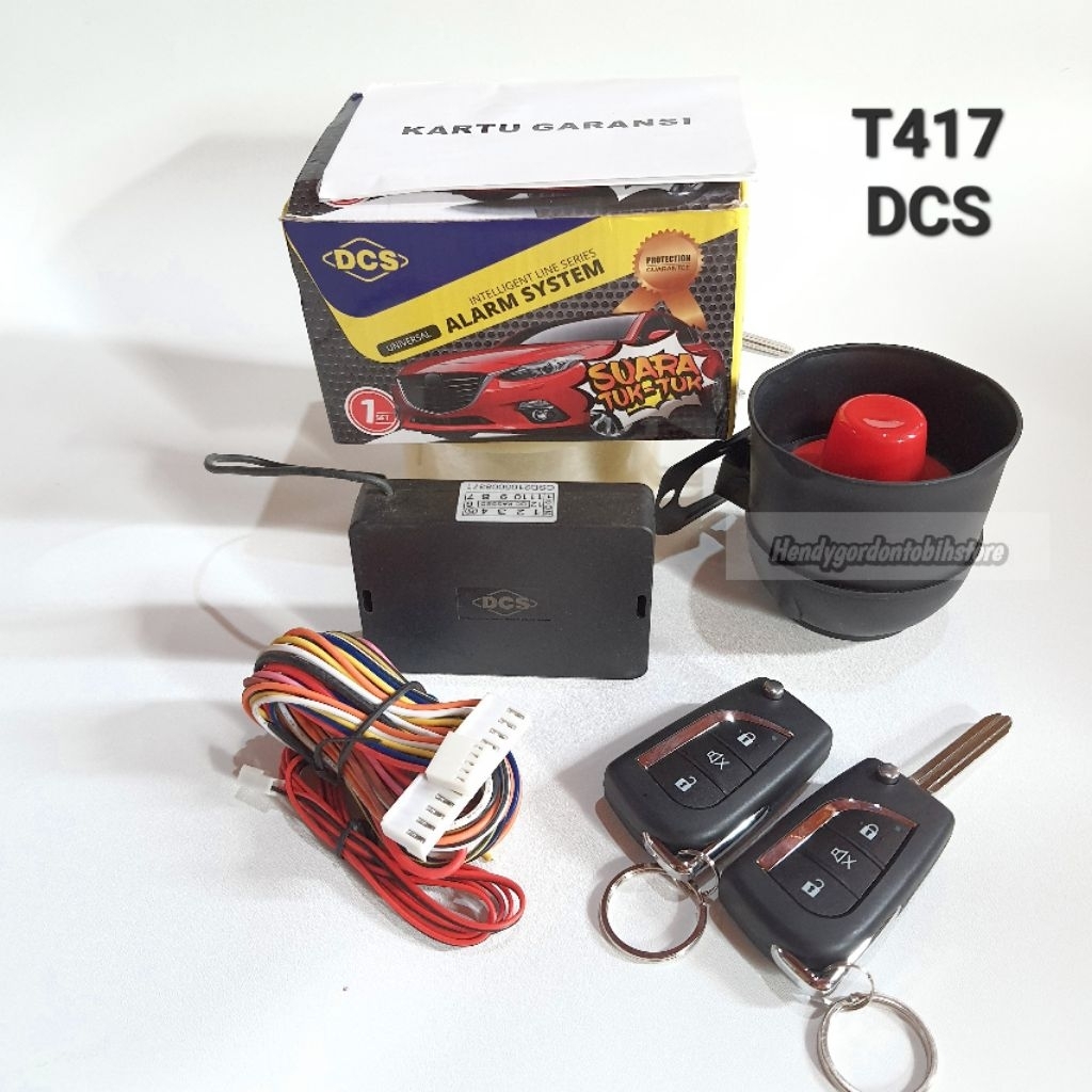 Jual ALARM MOBIL MODEL REMOT REMOTE TOMBOL DCS UNIVERSAL 1 SET / SYSTEM ...