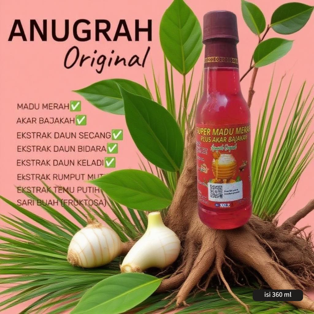 Jual Super Madu Merah Plus Akar Kayu Bajakah - Anugrah Original ...