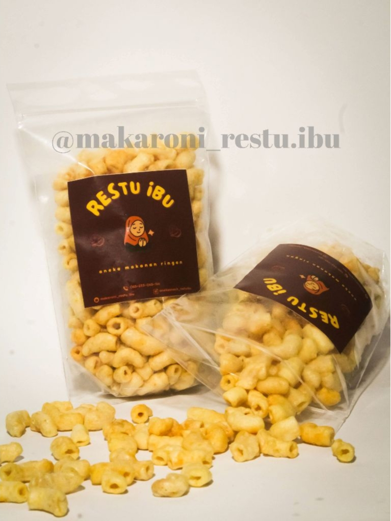 Jual Restu Ibu - Makaroni Kriuk Jagung Kemasan 100gr - 1000gr | Shopee ...