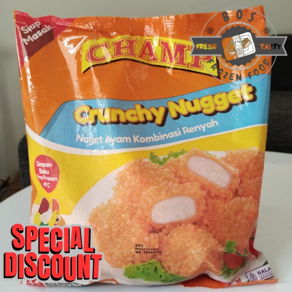 Jual CHAMP CRUNCHY NUGGET | CHAMP CHICKEN NUGGET | CHAMP KRISPY NUGGET ...