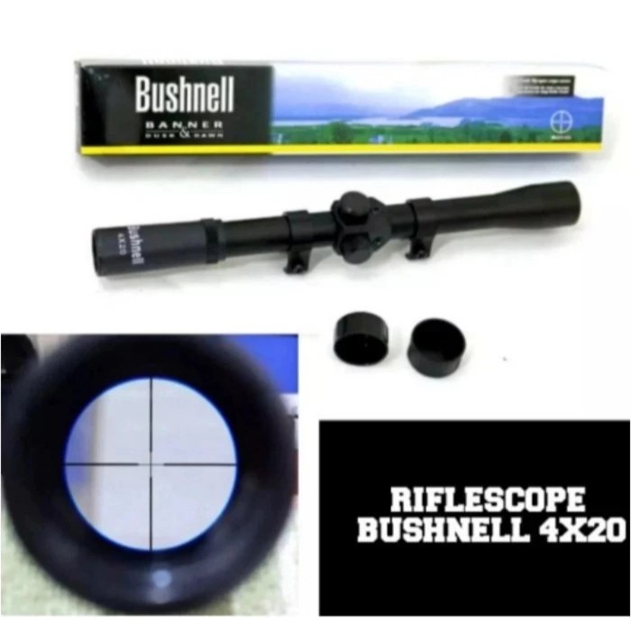 Jual Telescope Teropong Senapang Angin Sniper Proff 4x20 Bushnell ...
