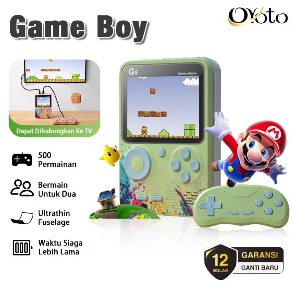 Jual Game Boy G5 Game Player Portable Built-in Classic 500 Dapat ...