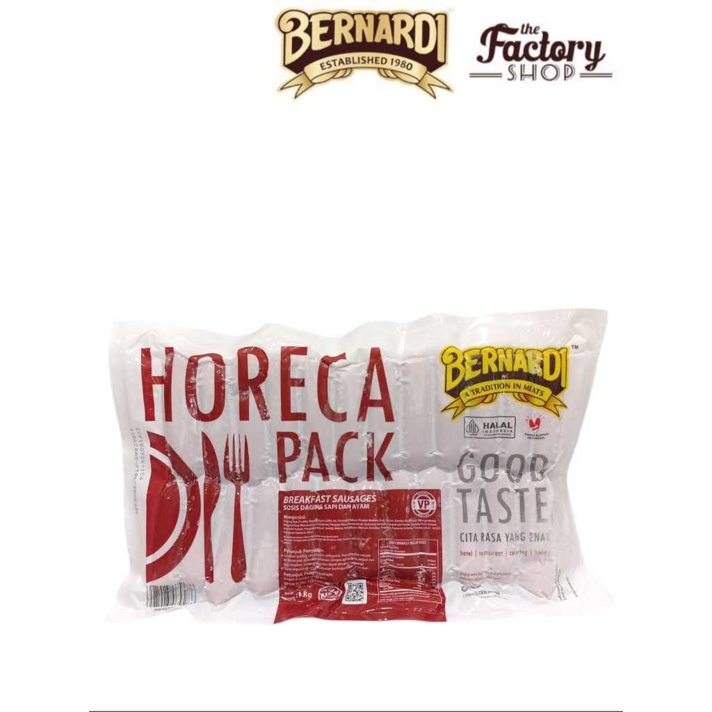 Jual BERNARDI HORECA PACK BEEF BREAKFAST VP 1KG (9912995136) | Shopee ...