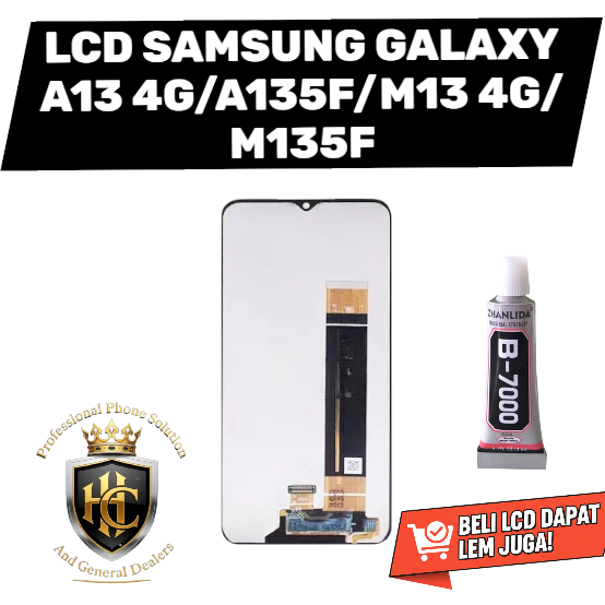 Jual LCD SAMSUNG GALAXY A13 4G/A135F/M13 4G/M135F FULLSET TOUCHSCREEN ...