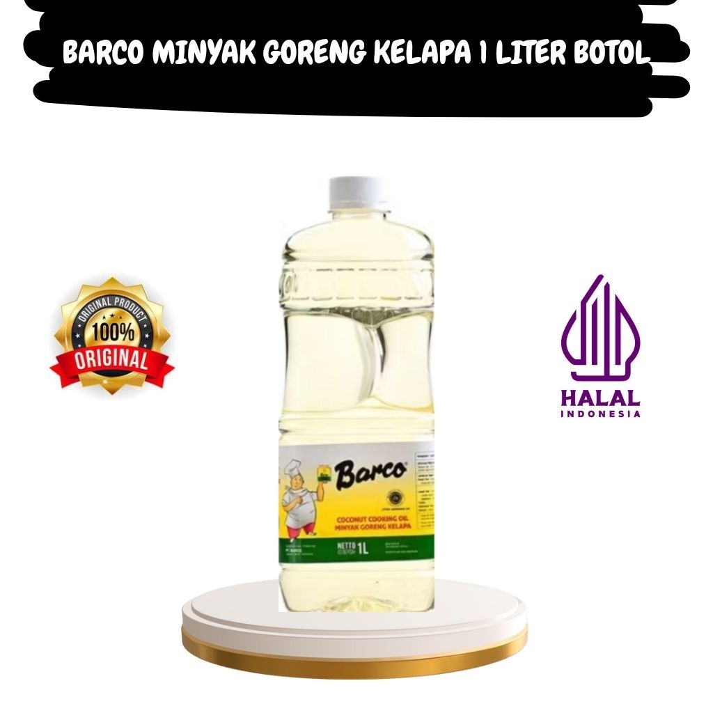 Jual MINYAK GORENG BARCO MINYAK KELAPA/COCONUT OIL KEMASAN BOTOL ...