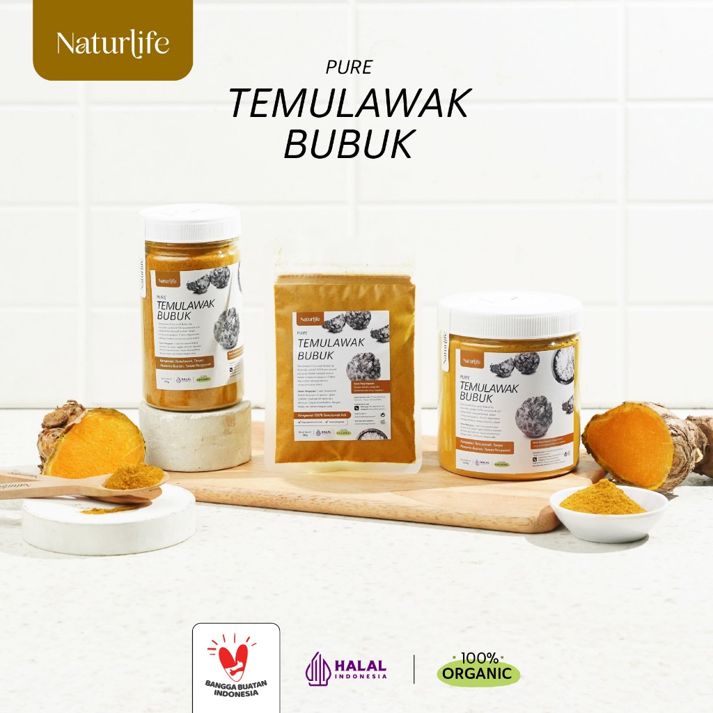 Jual TEMULAWAK BUBUK MURNI PREMIUM ASLI TANPA CAMPURAN ASLI 100% ...