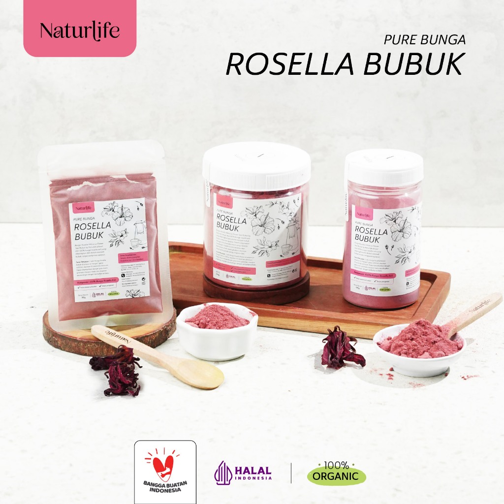 Jual EKSTRAK BUNGA ROSELLA BUBUK MURNI TANPA CAMPURAN 100% ORIGINAL ...