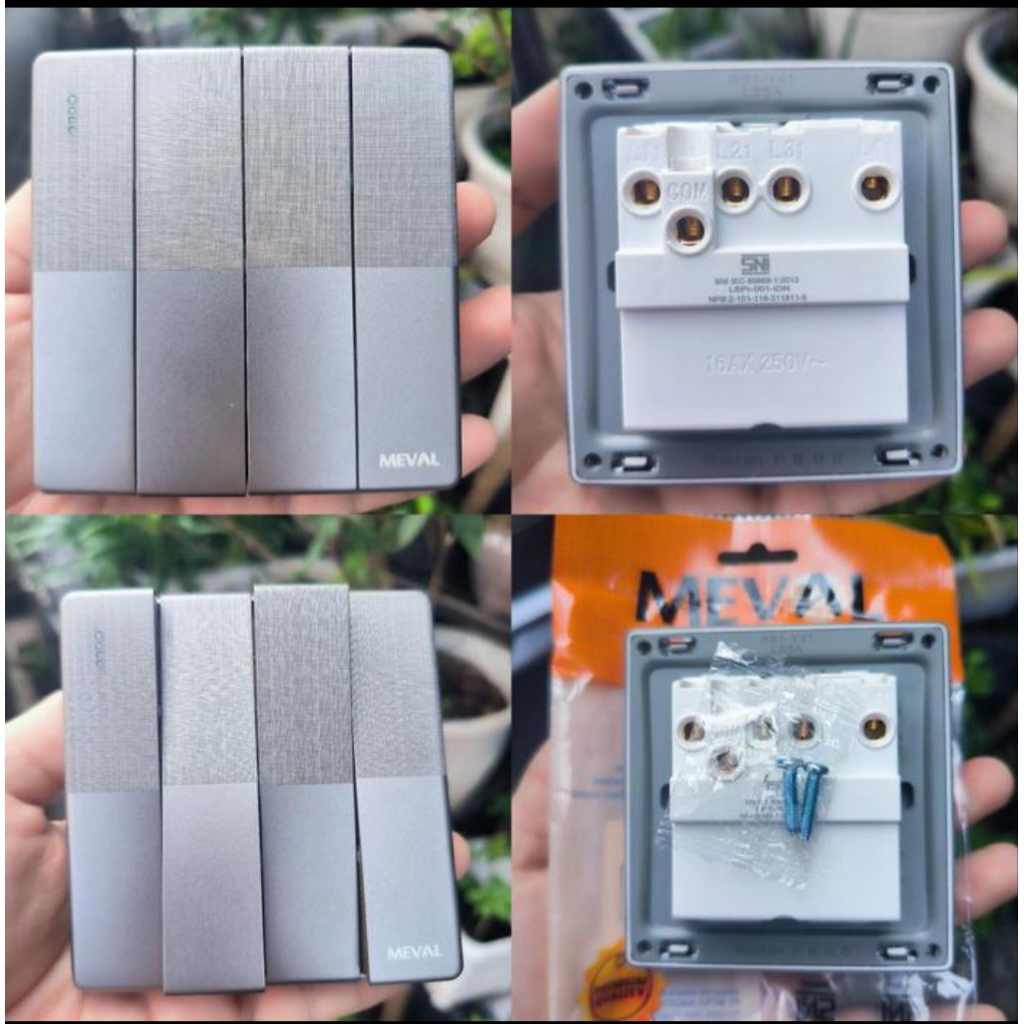 Jual MEVAL SAKLAR IB ENGKEL / SERI TRIPEL / EMPAT / STOP KONTAK ...