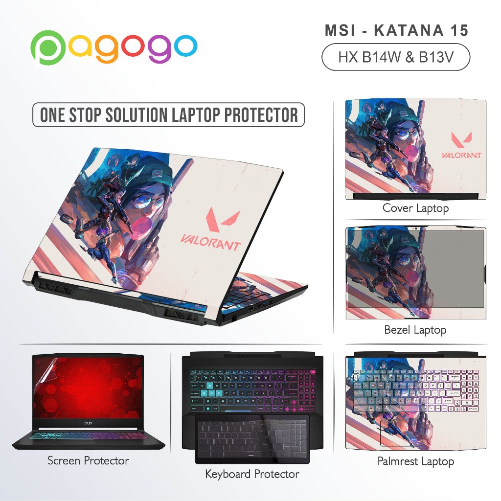 Jual Precut Garskin Laptop Stiker Skin Keyboard Protector Screen Guard ...