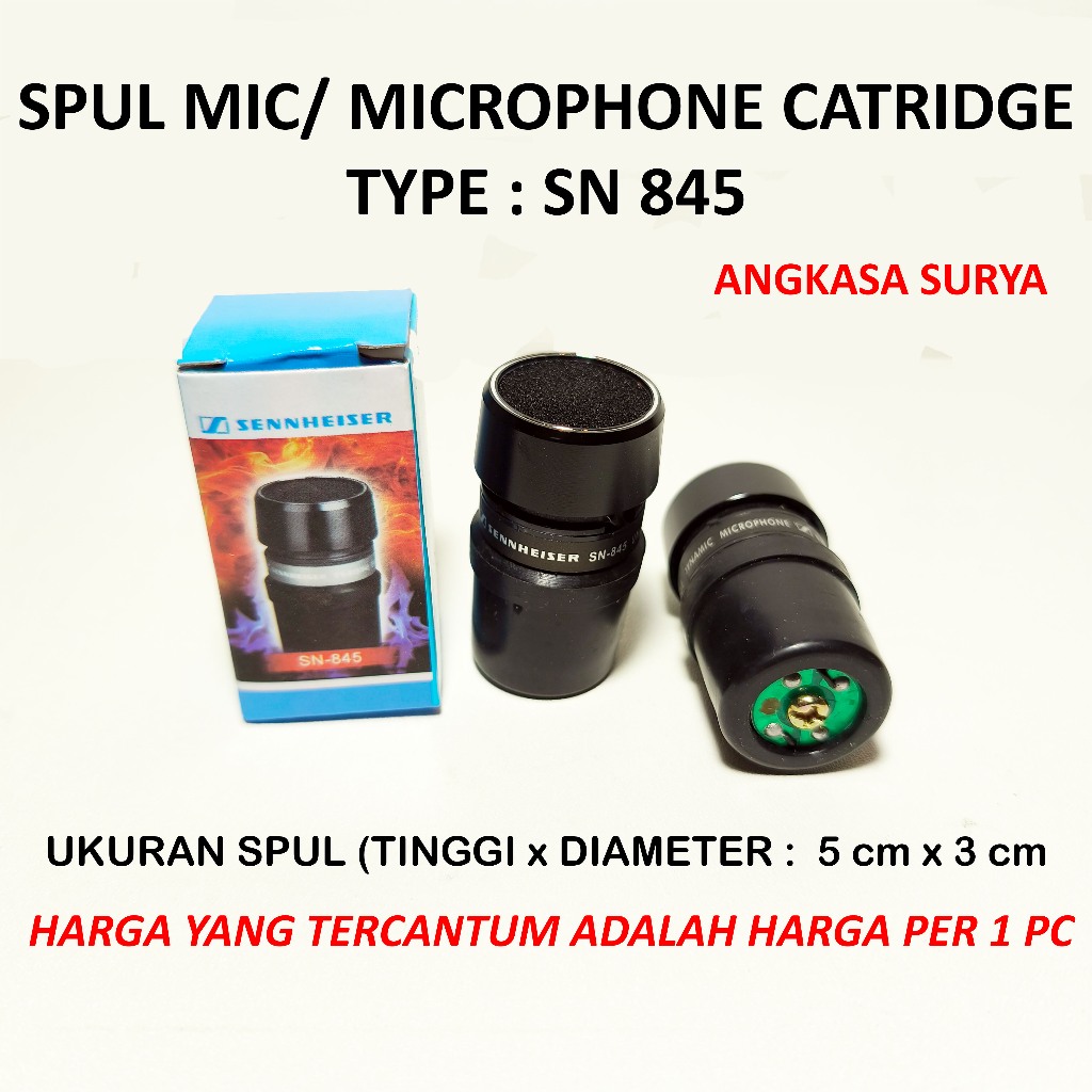 Jual Spul Mic SN 845 / Spul Spoll Spol Microphone Catridge SN845 ...