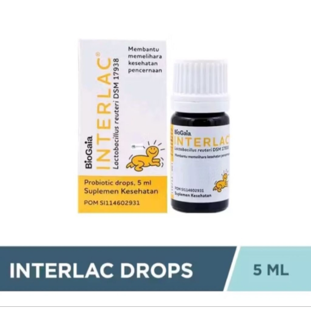 Jual Interlac Probiotik Drop 5ml - Menjaga Saluran Pencernaan Anak ...